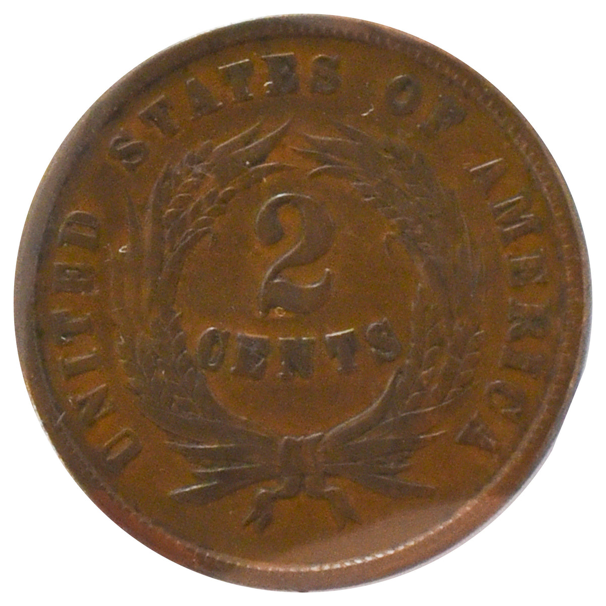 1864 Two Cent Piece "Large Motto" (VF) – CCI