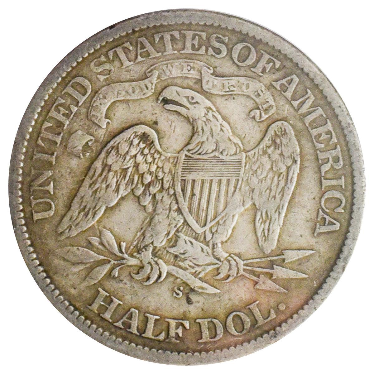 1867-S Seated Liberty Half Dollar VF – CCI