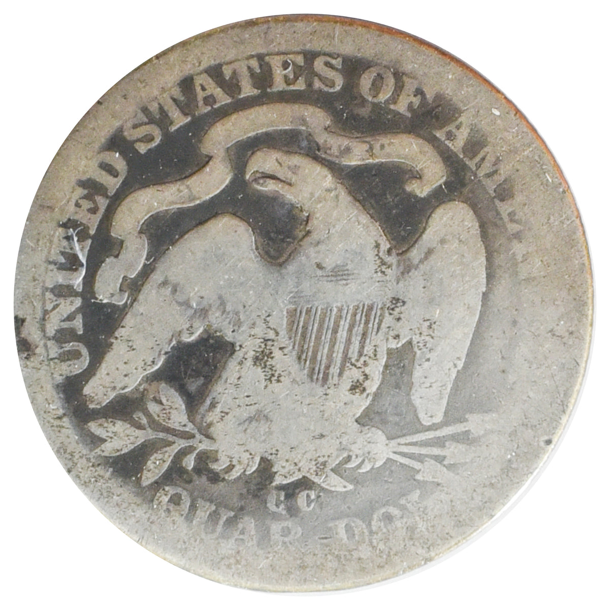 1877-CC Seated Liberty Quarter (G) – CCI