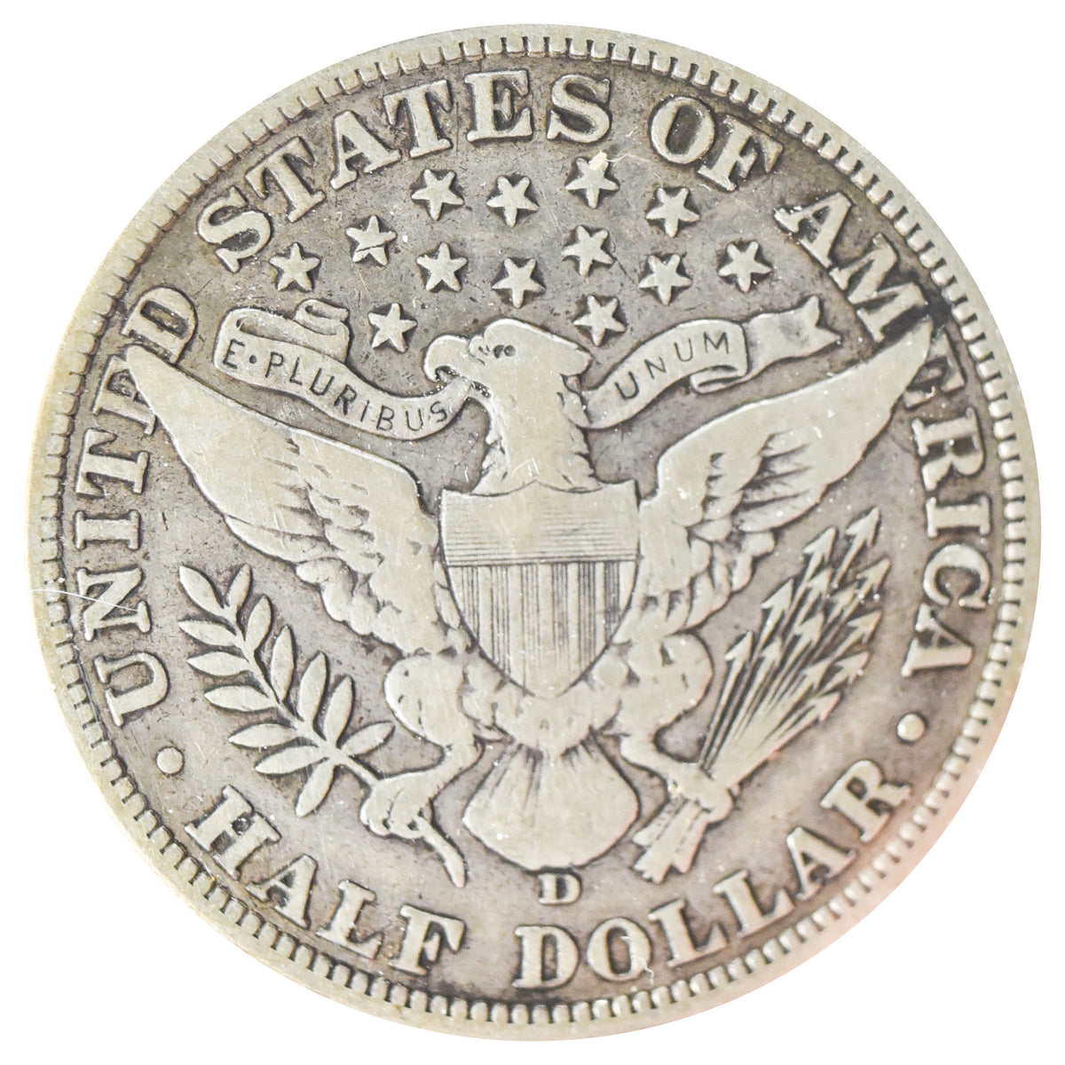 1906-D Barber Half Dollar Fine – CCI