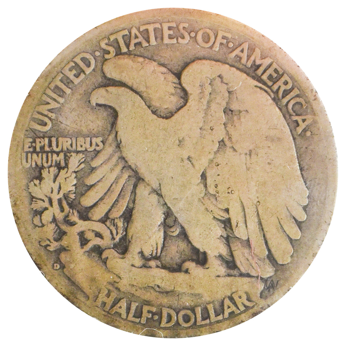 1917-D Mintmark Reverse Walking Liberty Half Dollar (G) – CCI