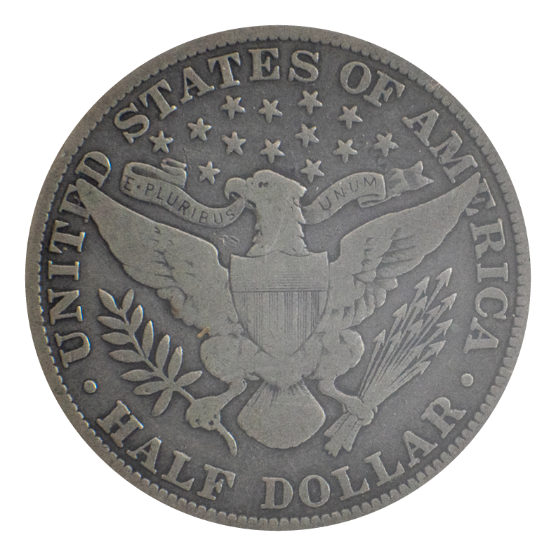 1907 Barber Half Dollar VG – CCI