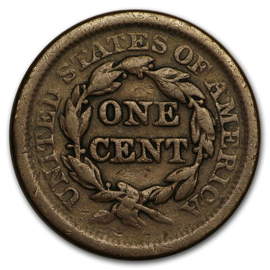 1851 Large Cent Fine- Braided Hair – CCI