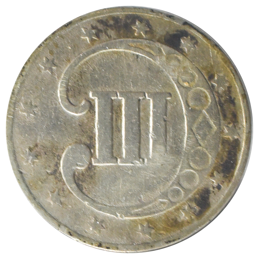 1853 Three Cent Silver Piece (G) – CCI