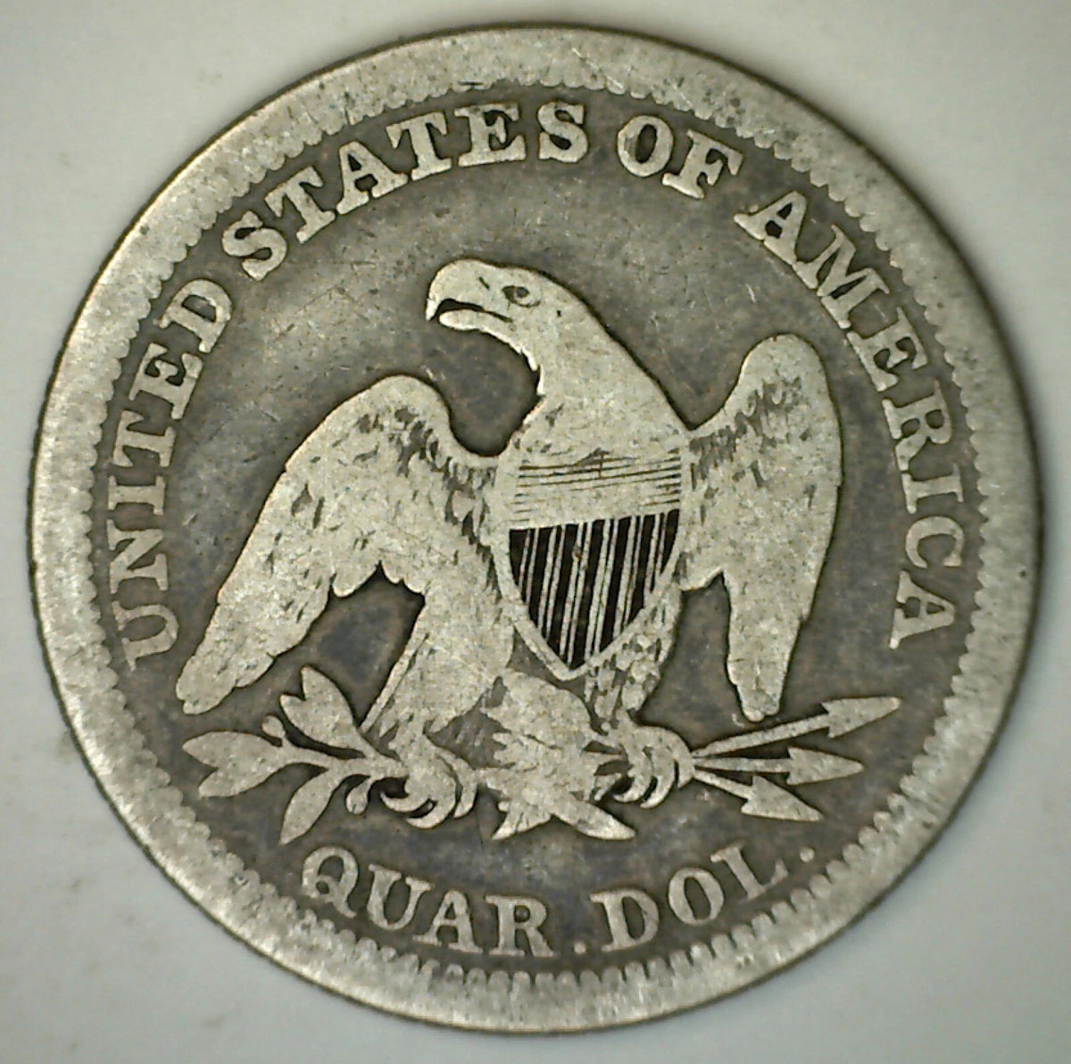 1854 Liberty Seated Quarter With Arrows (VG) – CCI