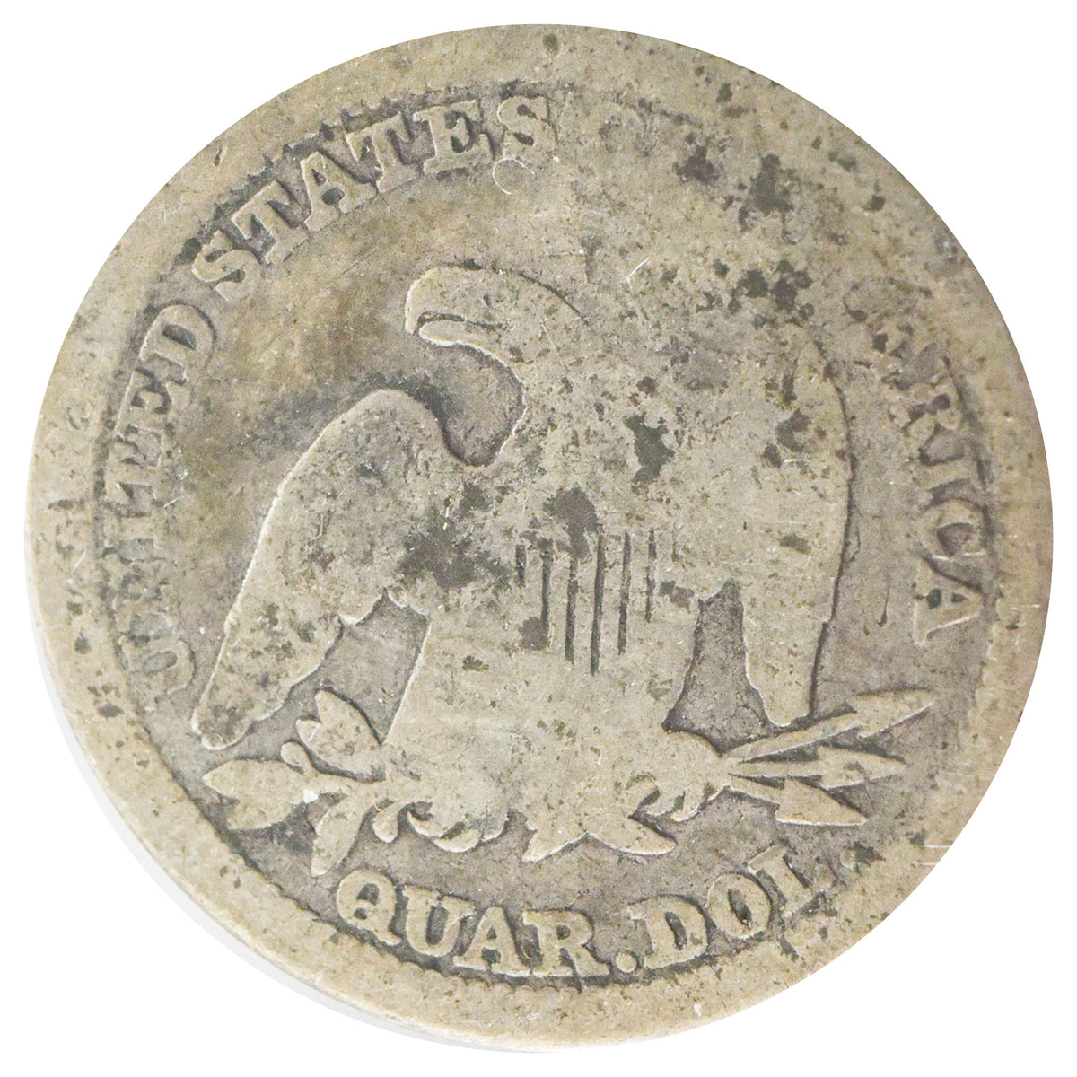 1854 Liberty Seated Quarter With Arrows (AG) – CCI