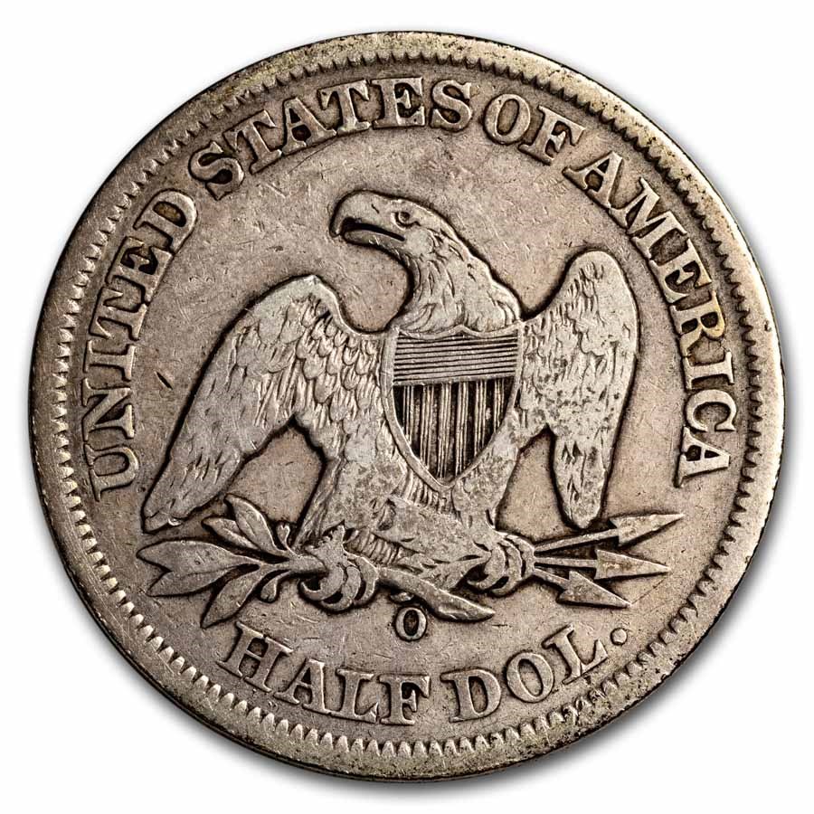 1856-O Liberty Seated Half Dollar (F15) Details – CCI
