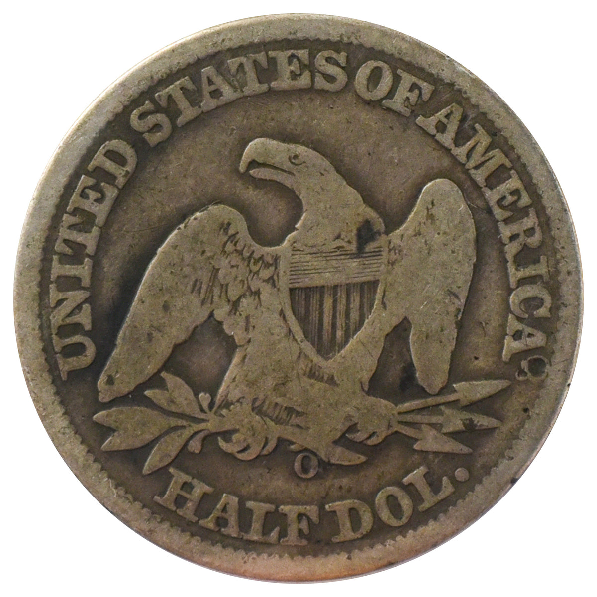 1859-O Liberty Seated Half Dollar (AG) – CCI