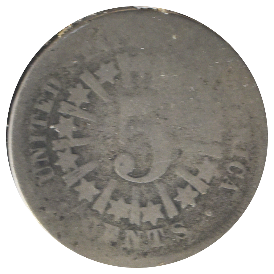 1867 Shield Nickel With Rays (AG) – CCI