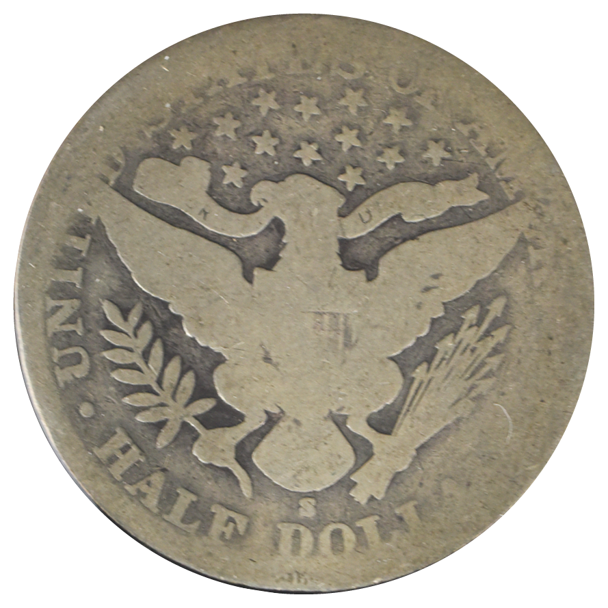 1901-S Barber Half Dollar (AG) – CCI