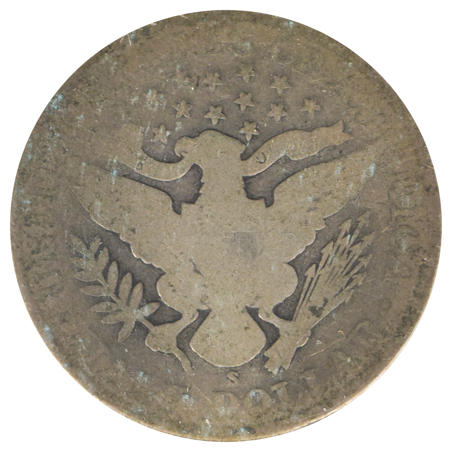 1904-S Barber Half Dollar (AG) – CCI