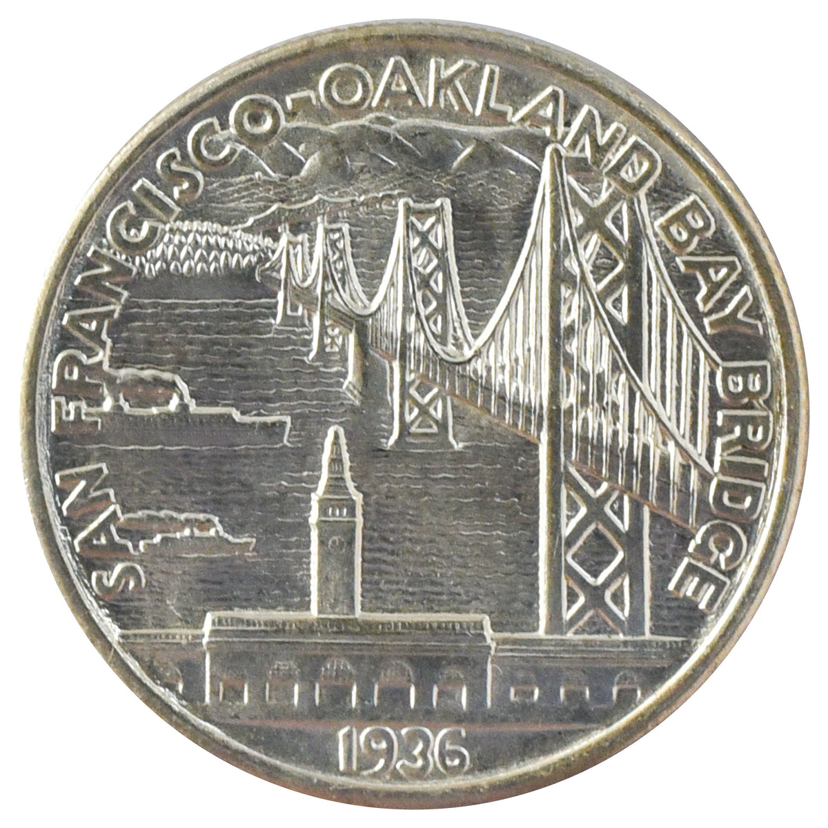1936-S Bay Bridge Commemorative Half Dollar MS64+ – CCI
