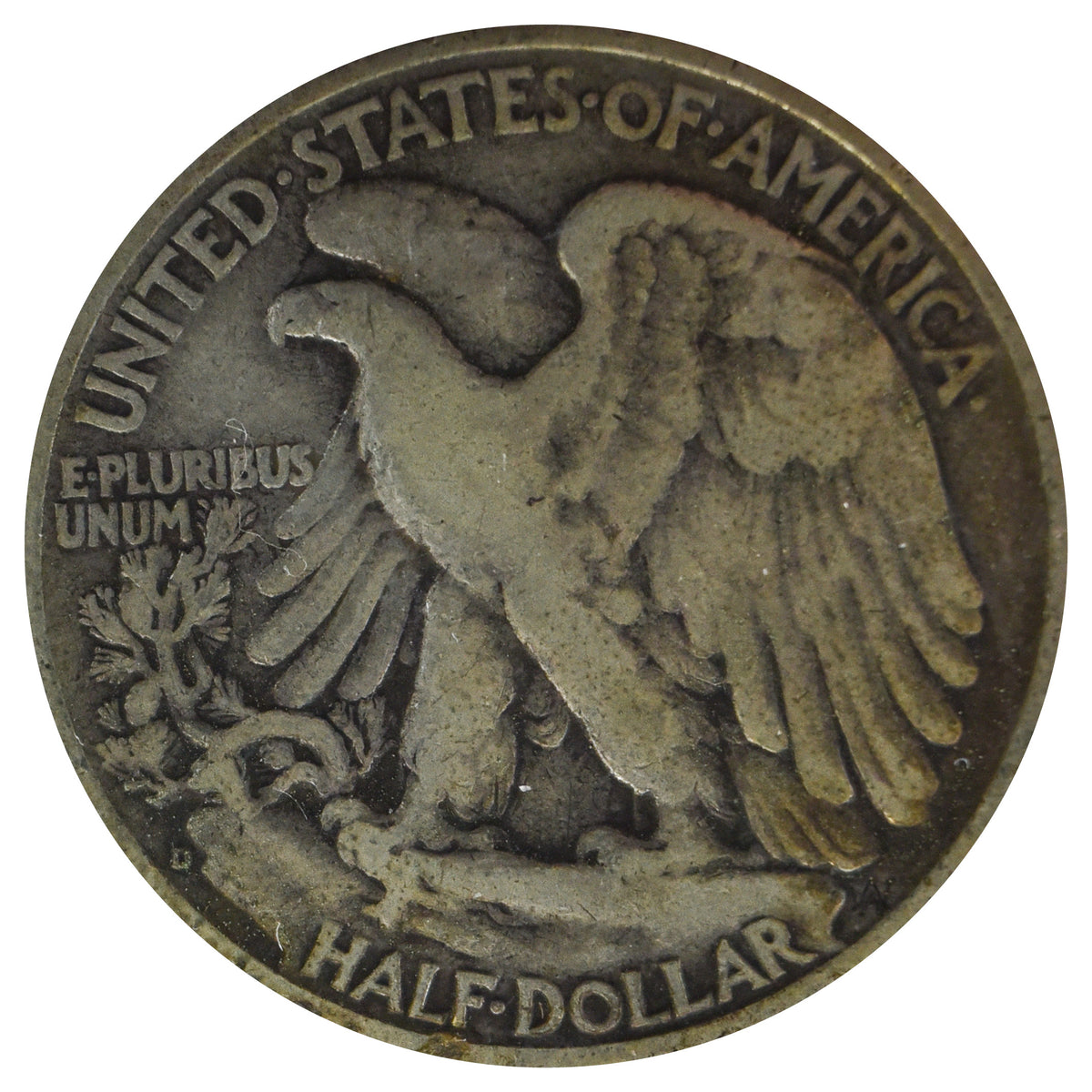 1938-D Walking Liberty Half Dollar (F) – CCI