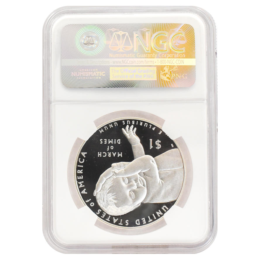2015-W Roosevelt Dime PF70 Ultra Cameo NGC FDR March of Dimes – CCI