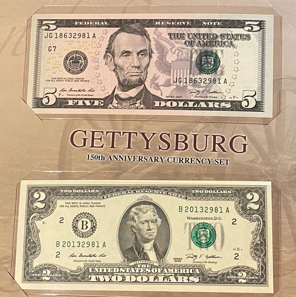 BEP Gettysburg 150th Anniversary Currency Set – CCI