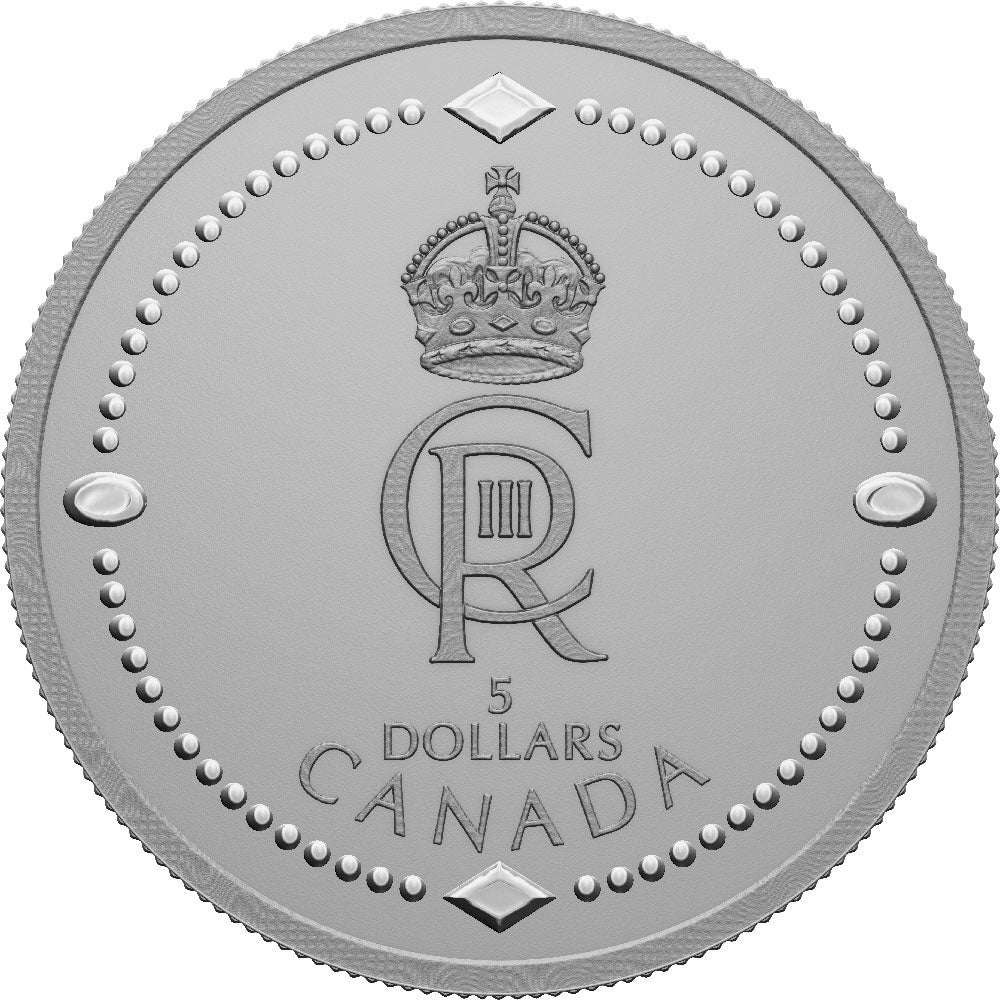 KING CHARLES III Royal Silver Coin 5$ Canada 2023 – CCI