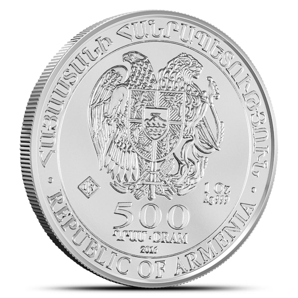 1 oz Armenian Silver Noah's Ark Coin (Random Year) – CCI