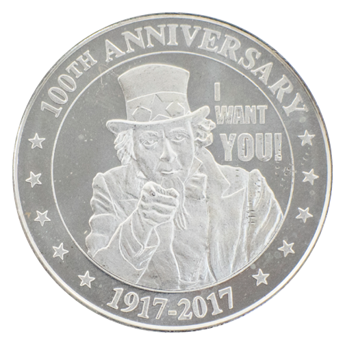 One Ounce Silver Uncle Sam Round – CCI