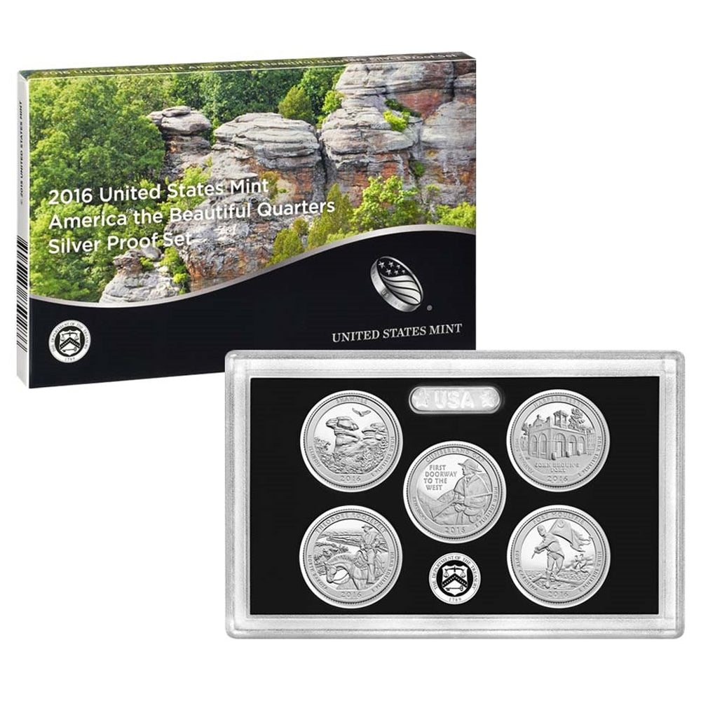 2016 America The Beautiful Silver Proof Quarter Set – CCI