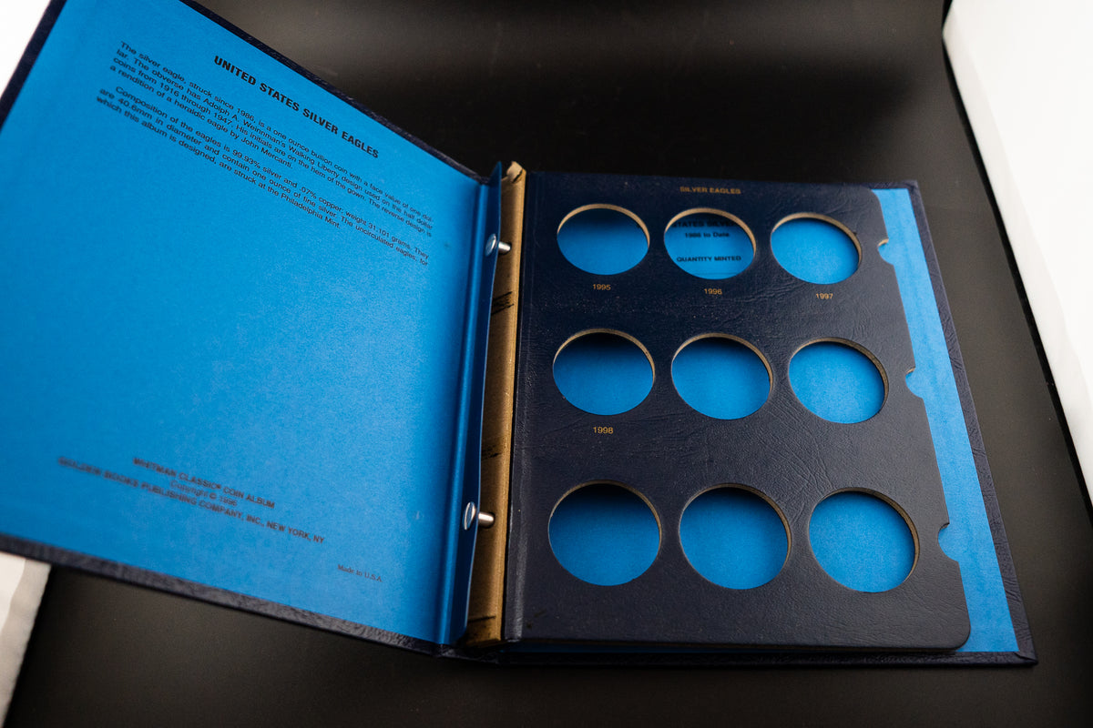 Whitman Classic 1986 US Silver Eagle Album #9157 (No Coins) – CCI