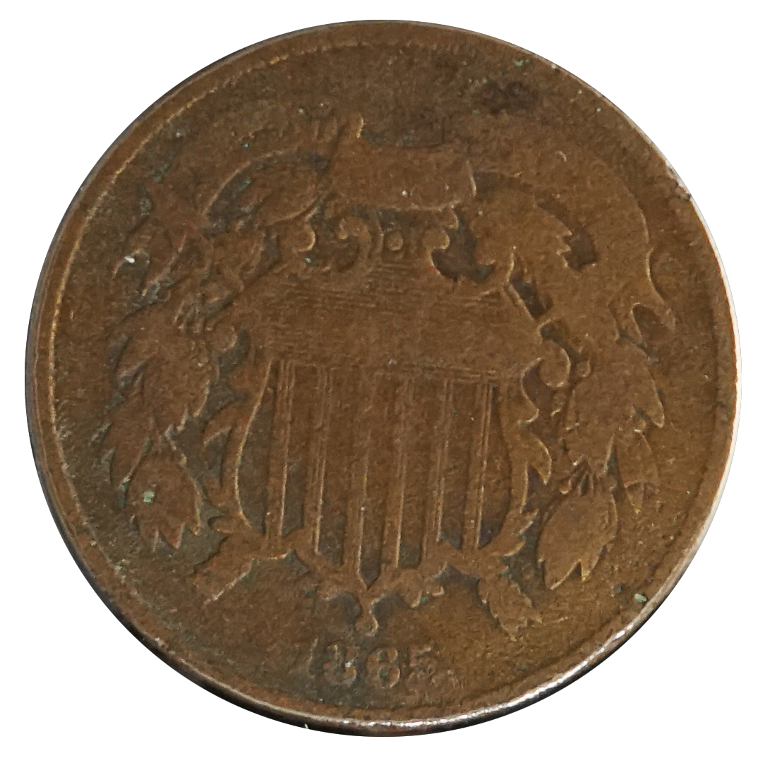 1865 Two Cent Coin (VF) – CCI