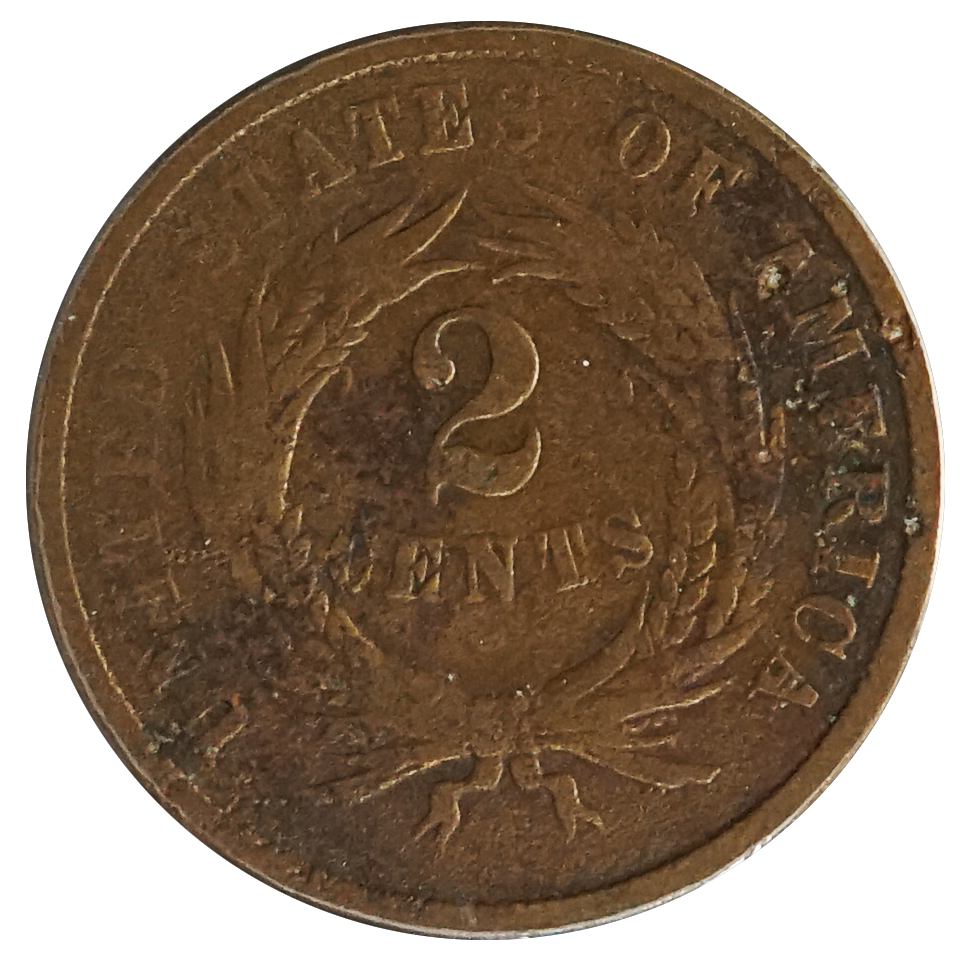 1865 Two Cent Coin Large Motto (G) – CCI