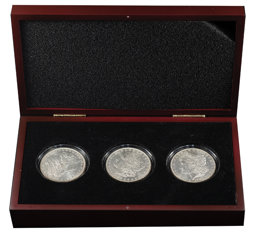 New Orleans Mint 3 coin Morgan Silver Dollar Set – CCI